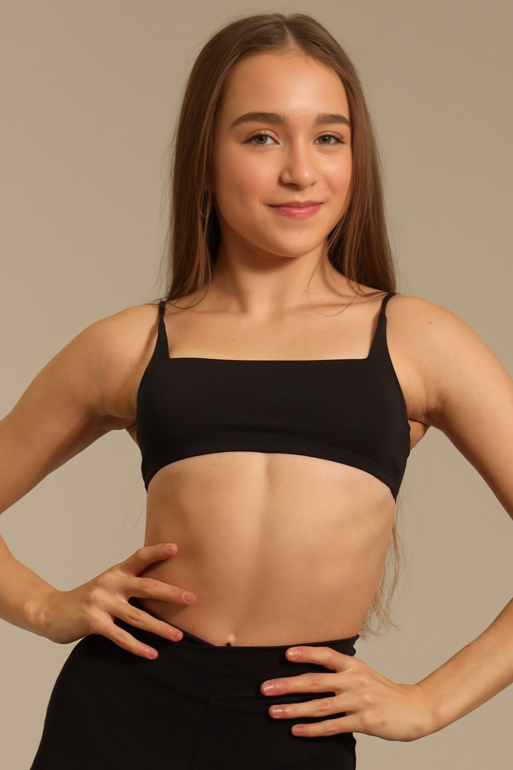 True Cami Bra Onyx Tiger Friday Dancewear Tigerfriday