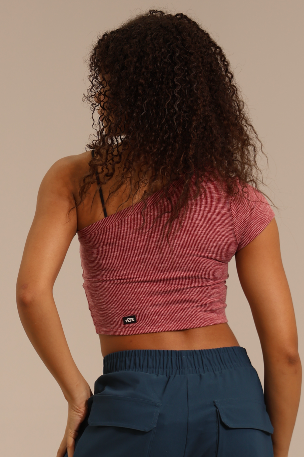 Sand Wash One-Shoulder Tee - Sanguine | Tiger Friday Dancewear ...