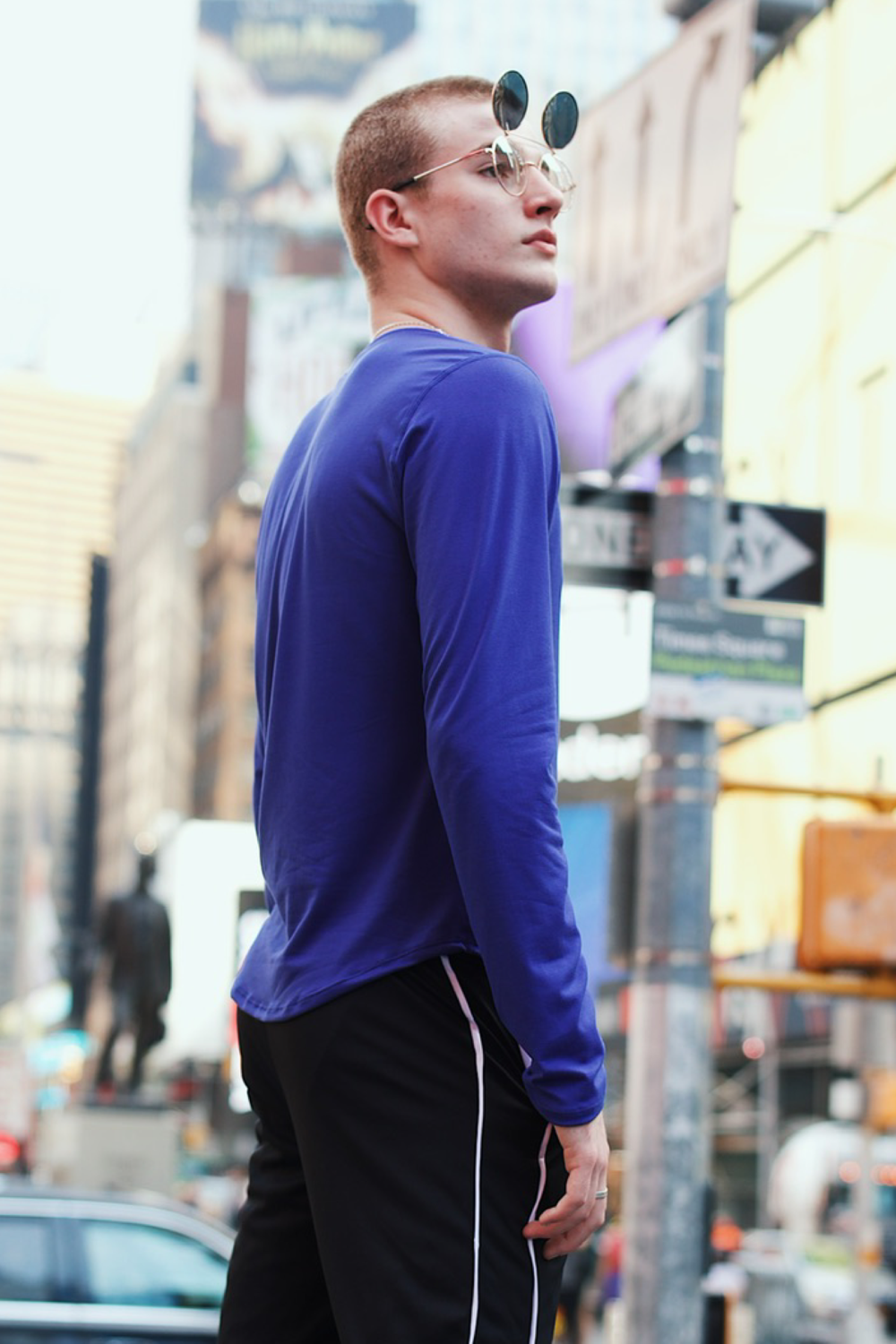 TeeMotion Long Sleeve Fitted Tee - Royal | Tiger Friday – TigerFriday