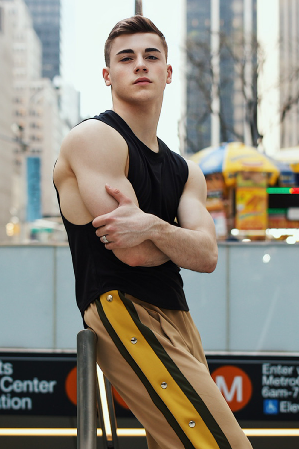 TeeMotion Sleeveless Fitted Tee - Black | Tiger Friday – TigerFriday