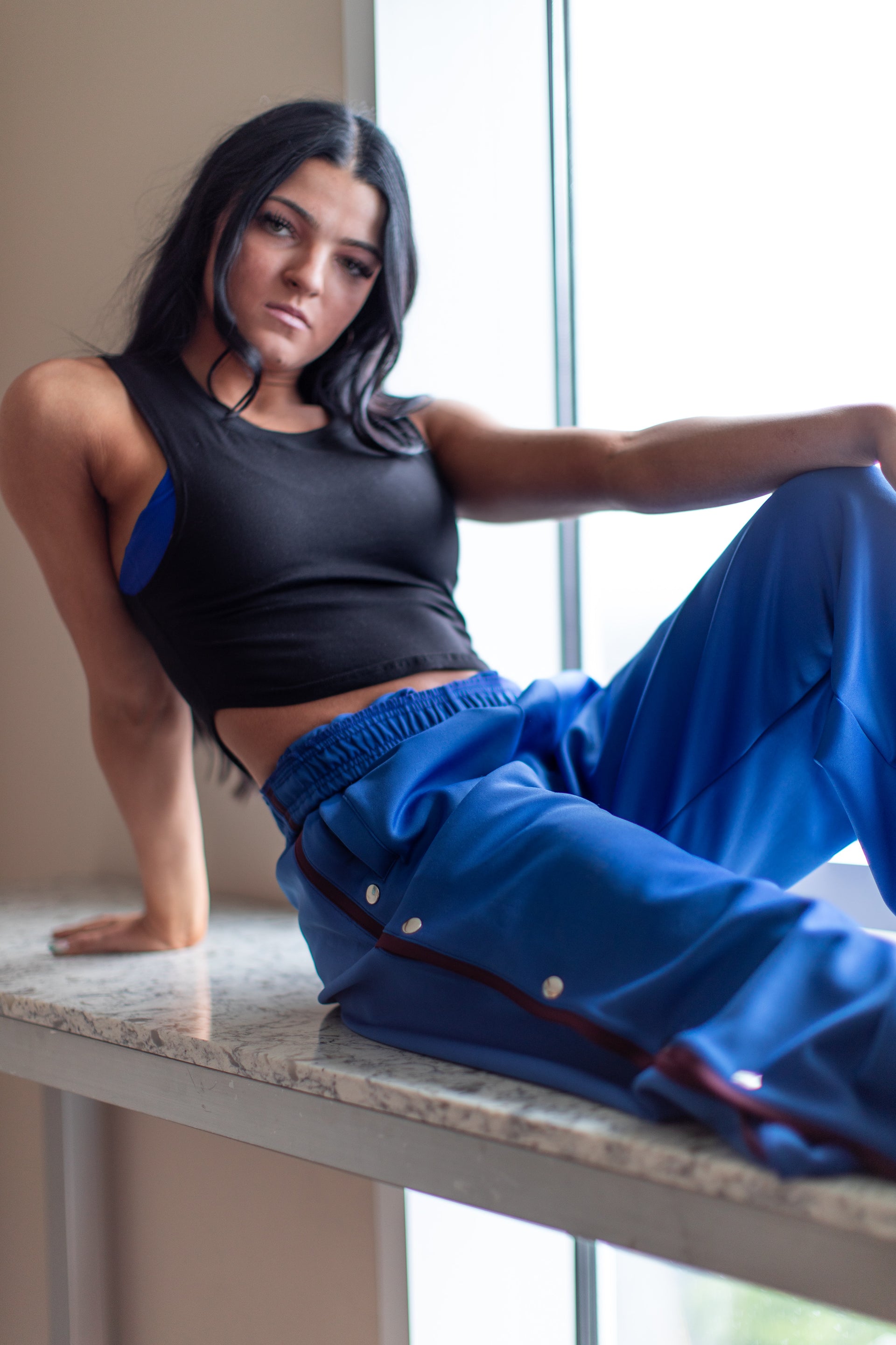 TeeMotion Sleeveless Fitted Tee - Black | Tiger Friday – TigerFriday