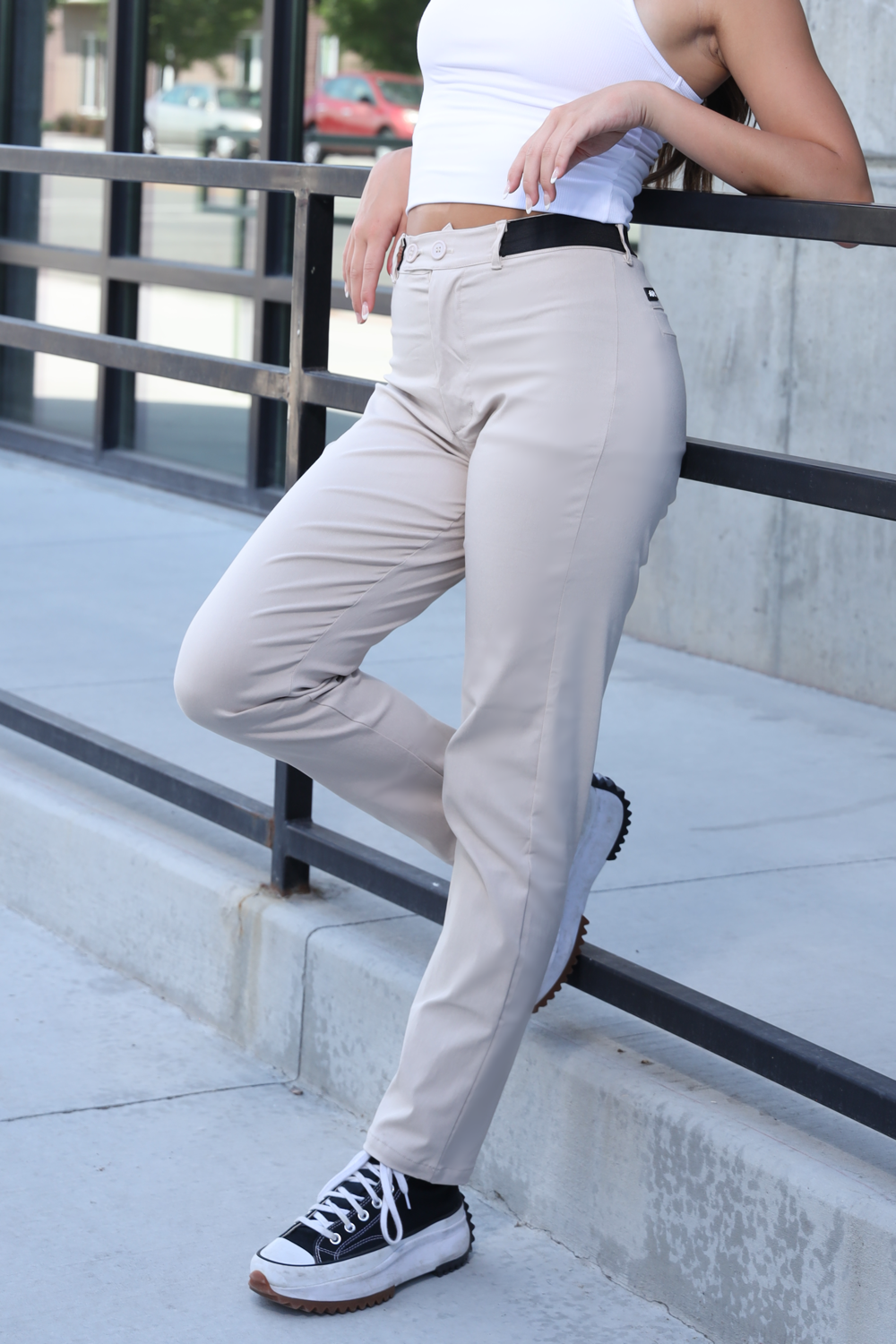 Stretch & Swayze Dance Trousers - Khaki | Tiger Friday – TigerFriday