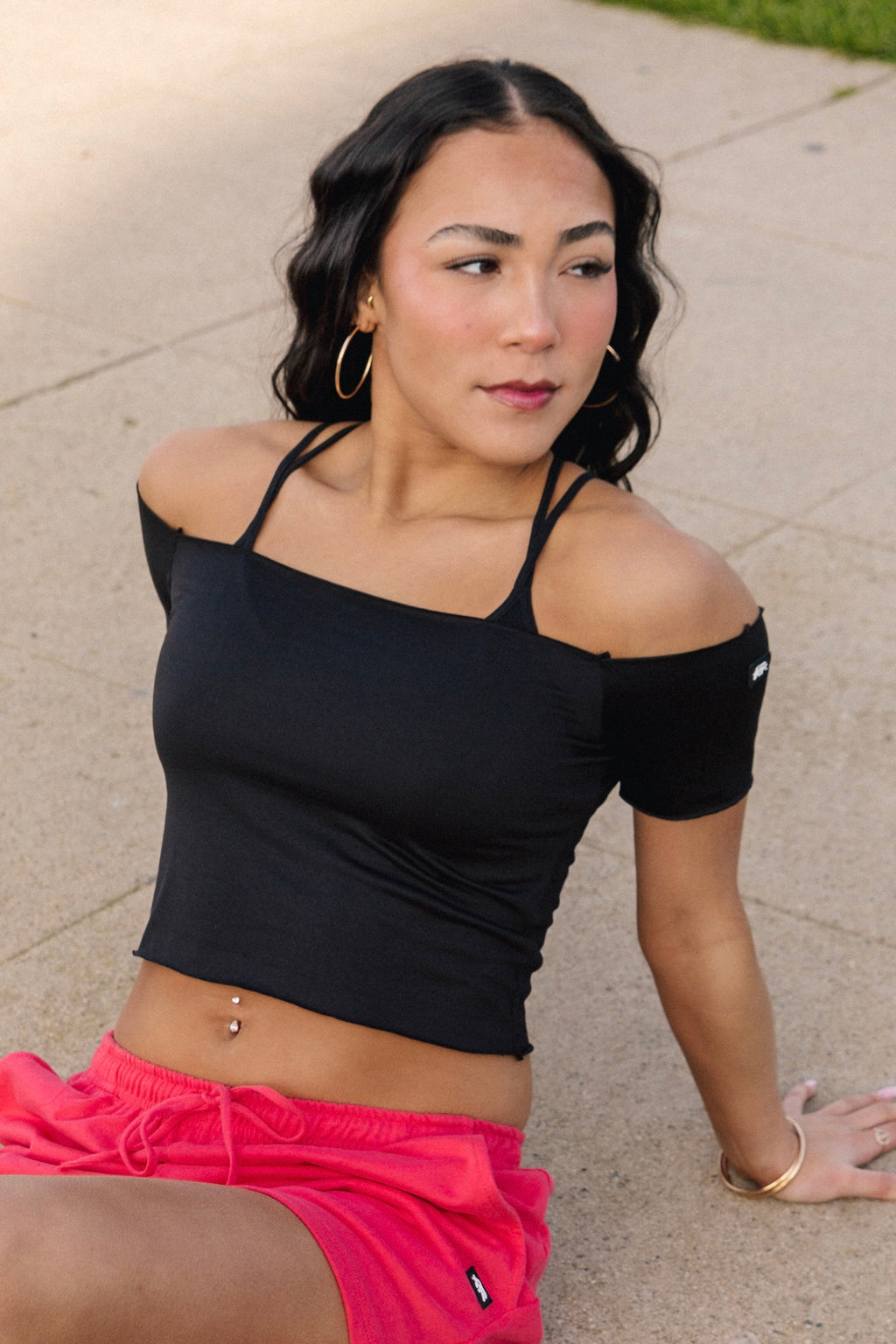 Hepburn Tee - Black | Tiger Friday Dancewear – TigerFriday