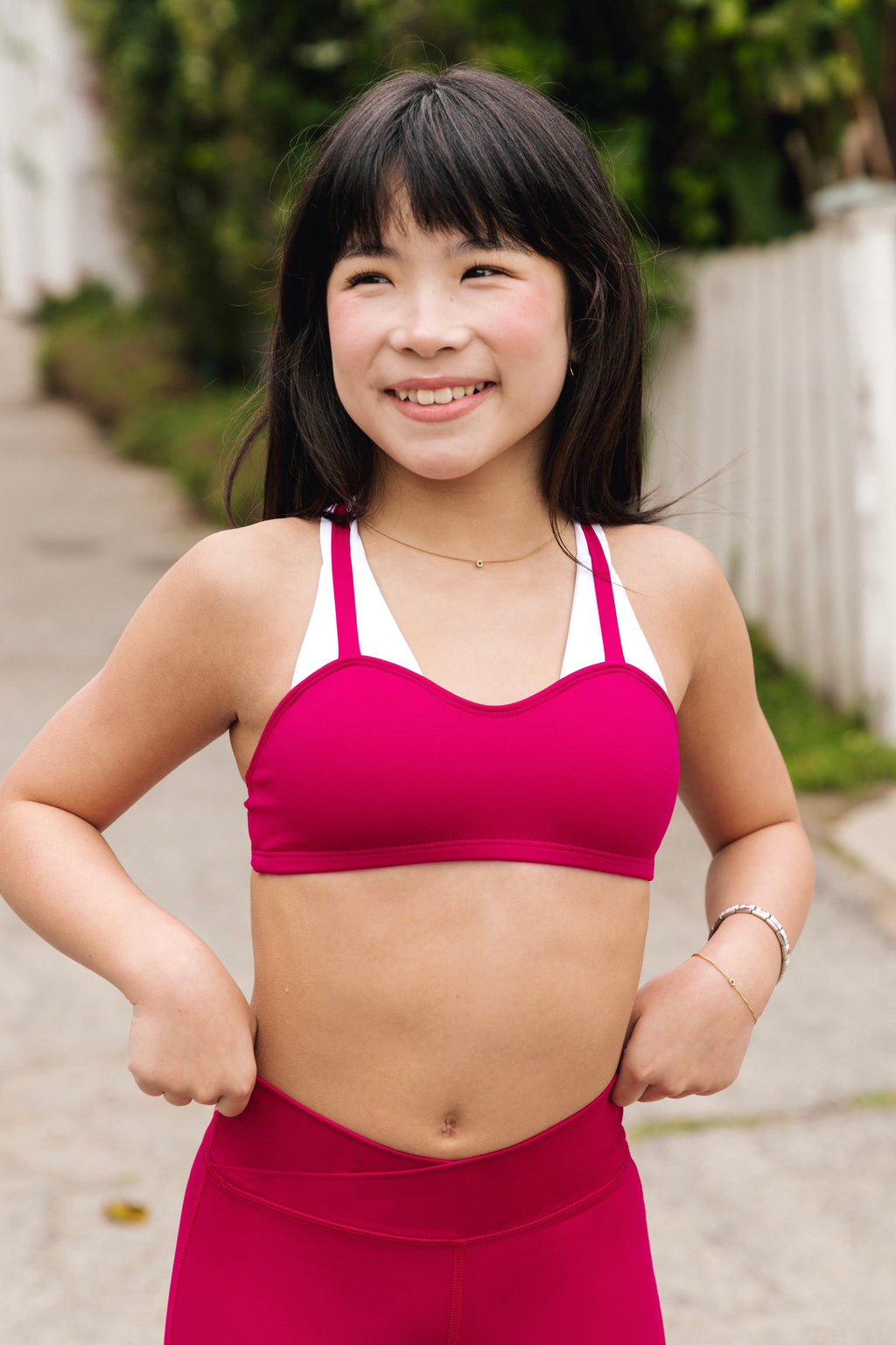 Aura Crop Top - Pavlova | Tiger Friday Dancewear – TigerFriday