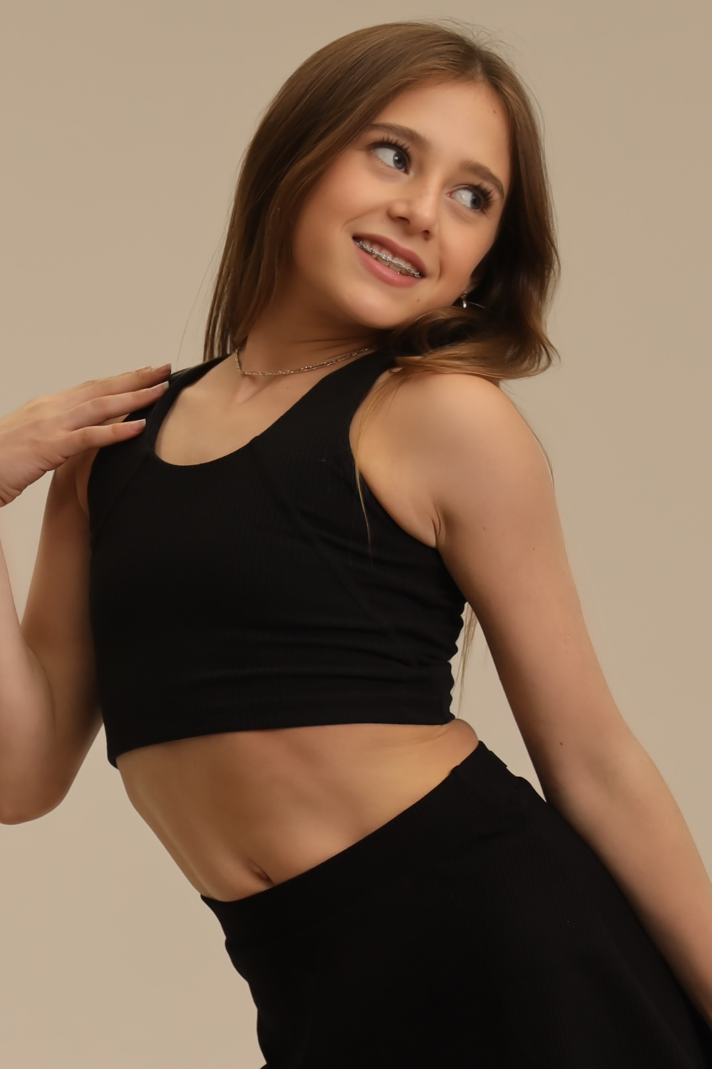 Pure Reversible Tank - Black | Tiger Friday Dancewear – TigerFriday