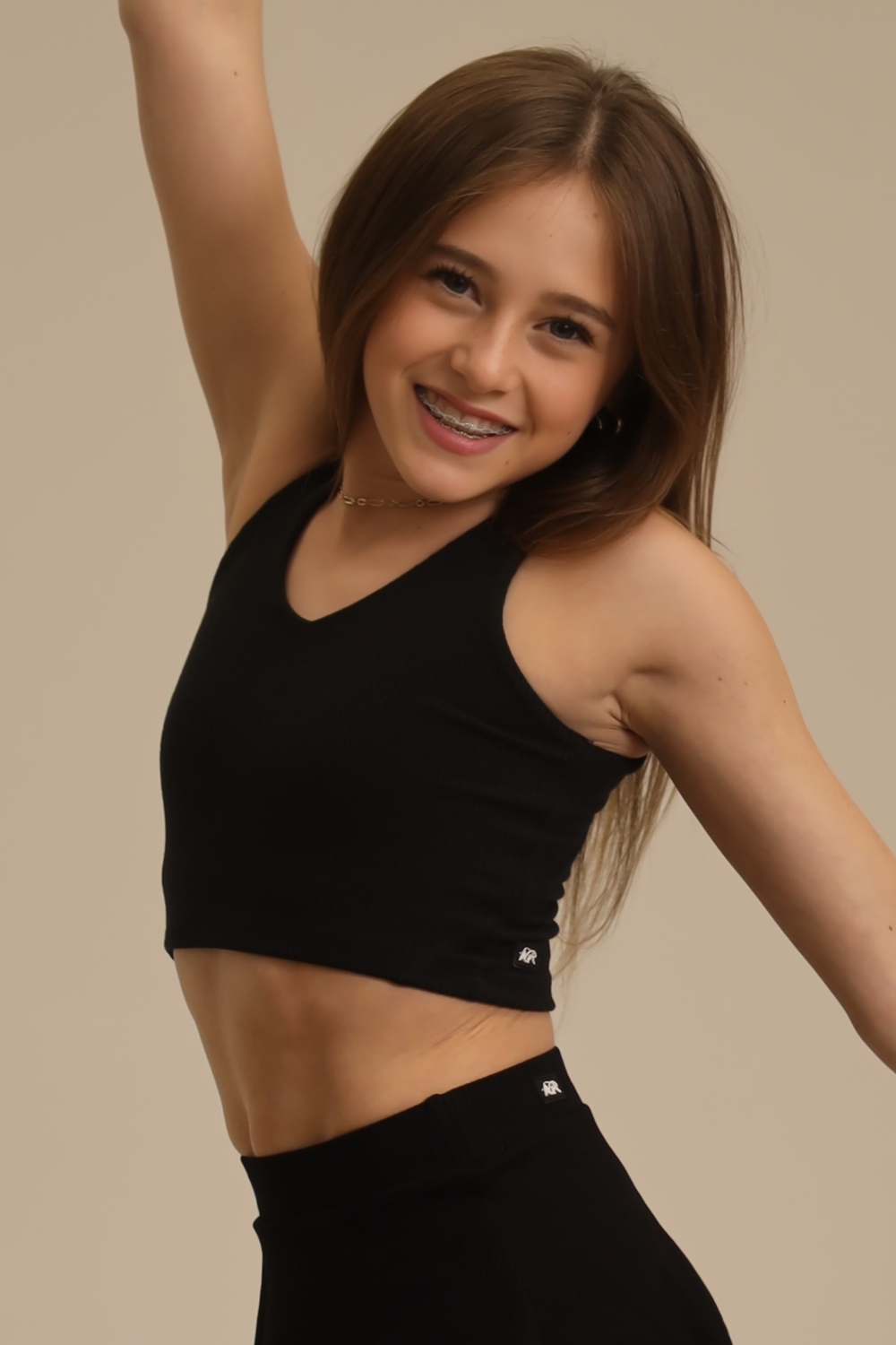 Pure Reversible Tank - Black | Tiger Friday Dancewear – TigerFriday