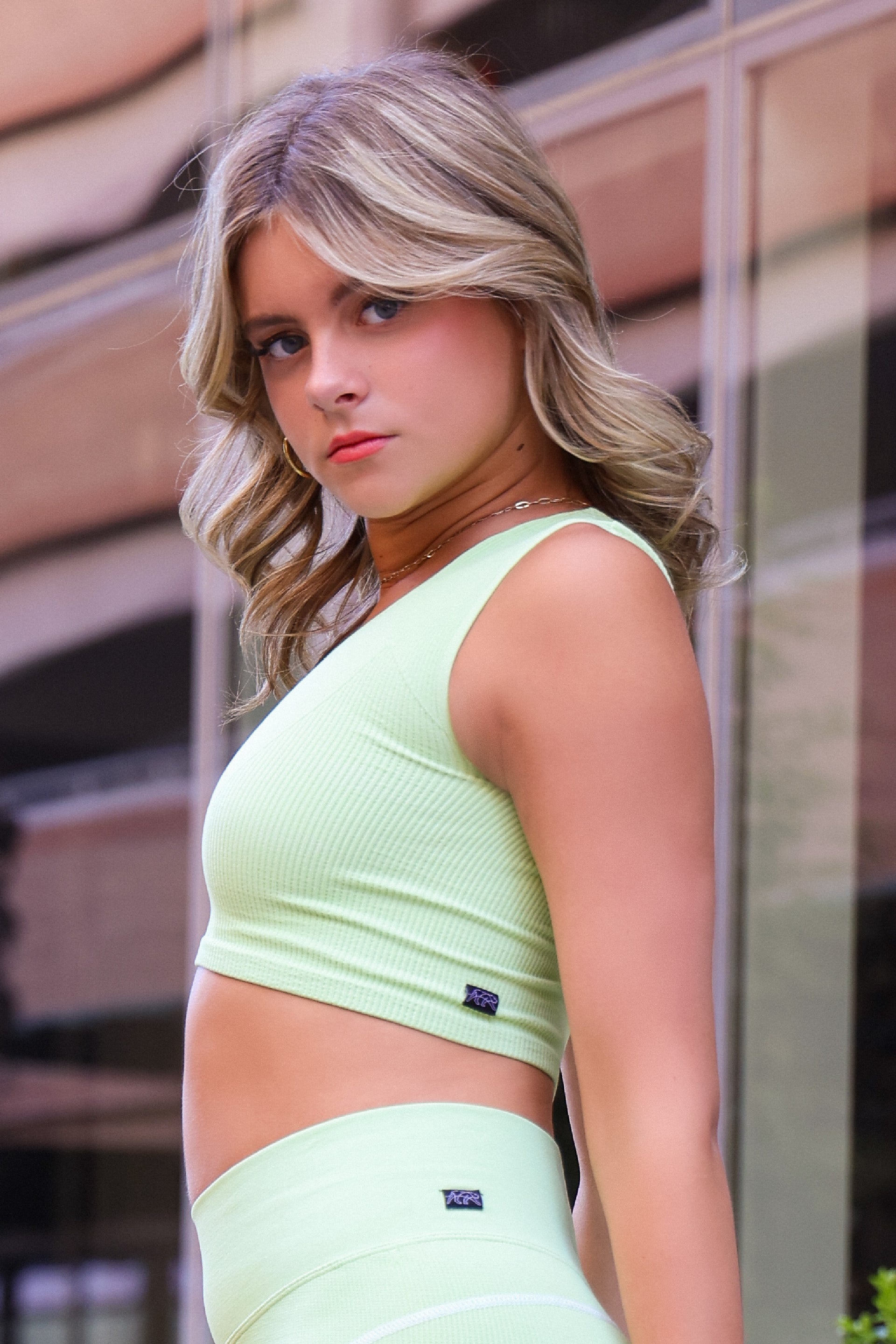 Collins Crop Top - Lark | Tiger Friday Dancewear – TigerFriday