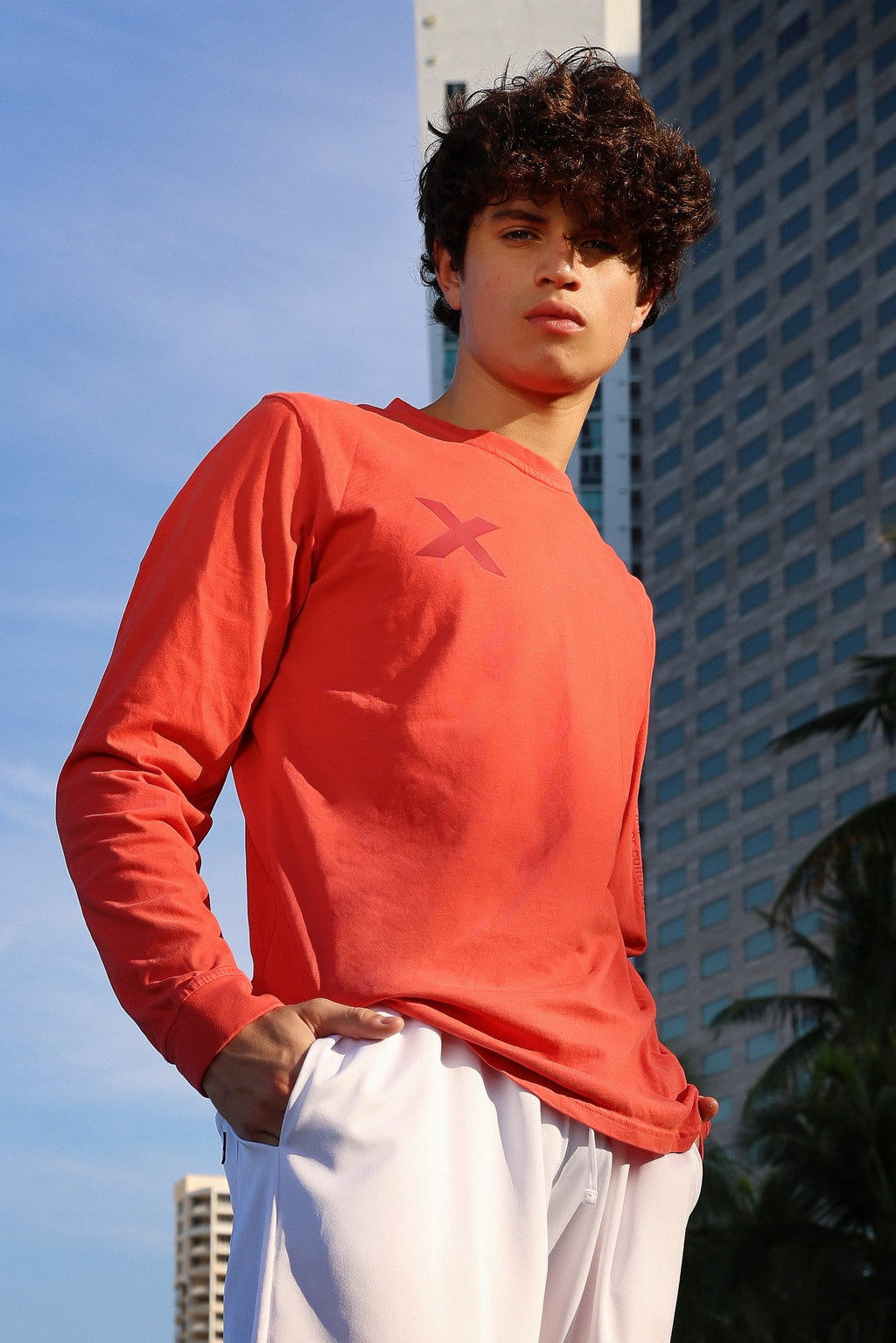 Elevate Long Sleeve Tee - Cherry | Tiger Friday – TigerFriday