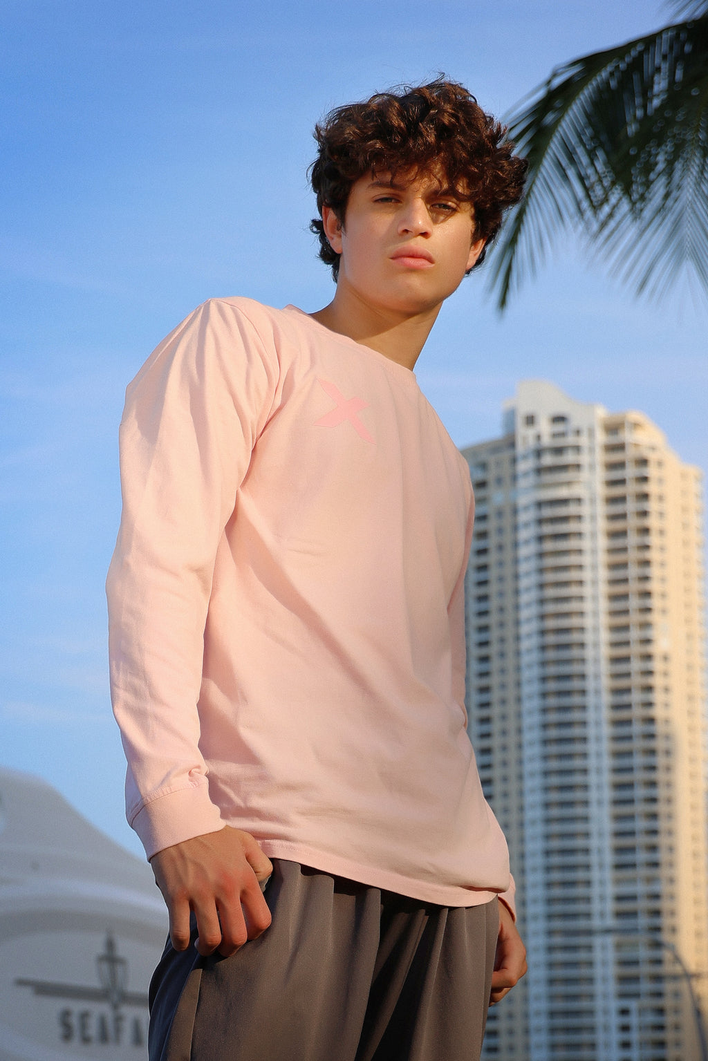 Elevate Long Sleeve Tee - Peony | Tiger Friday – TigerFriday