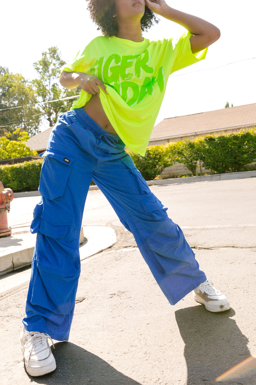 Taxi Cargo Pants - Blue Jay | Tiger Friday Dancewear – TigerFriday